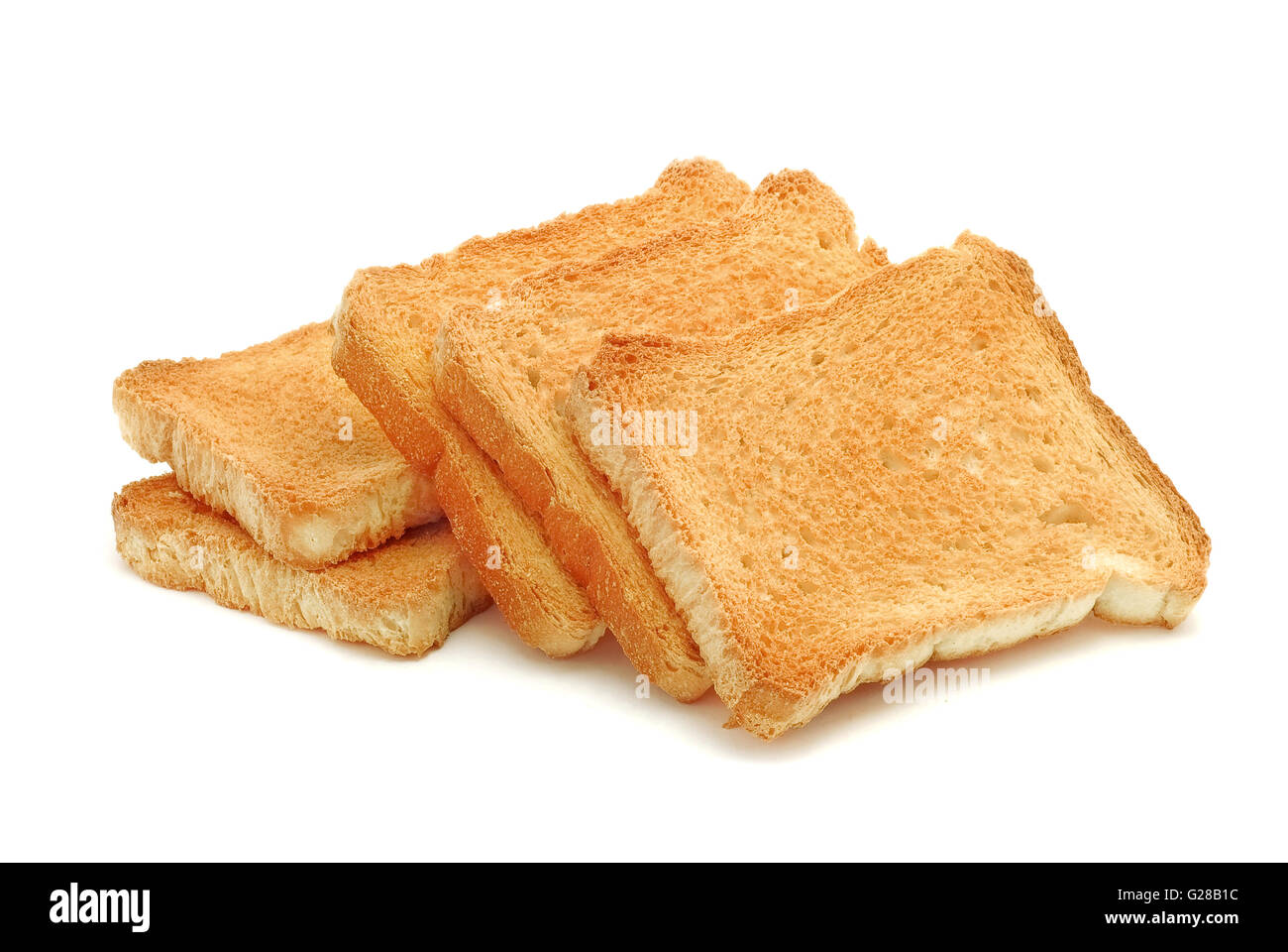 Toast slices Cut Out Stock Images & Pictures - Alamy