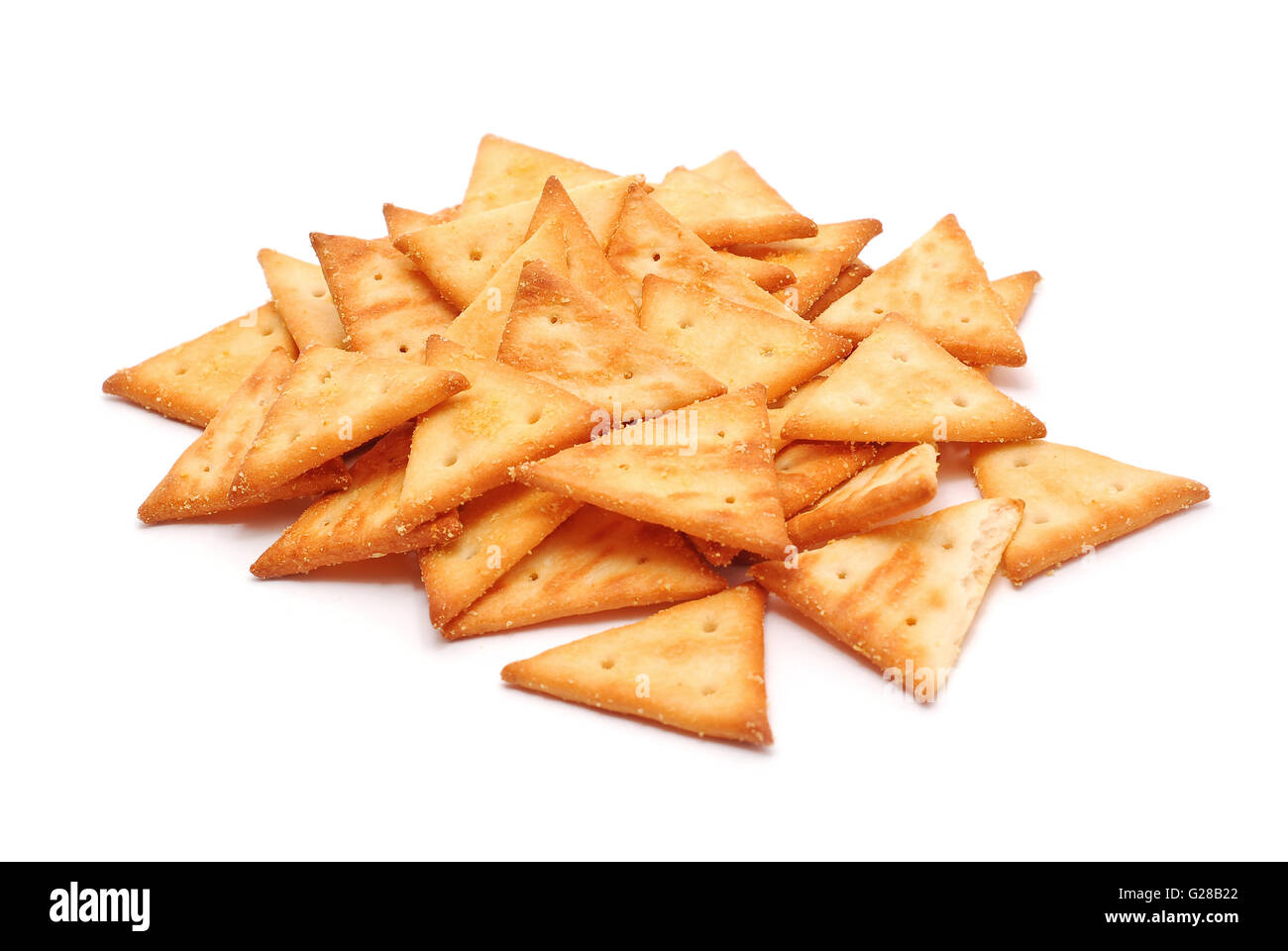 salty crackers isolated Stock Photo - Alamy