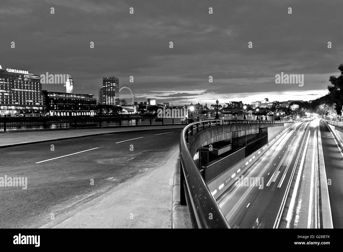 Embankment, London River Thames Stock Photo - Alamy