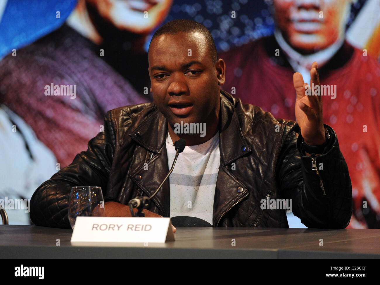 Top Gear presenter Rory Reid answers media questions during the launch ...