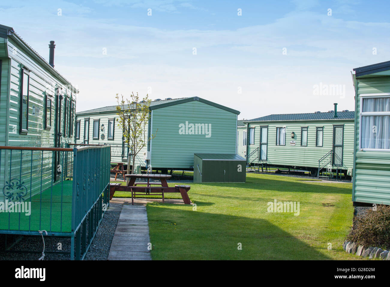Uk holiday caravan hi-res stock photography and images - Alamy