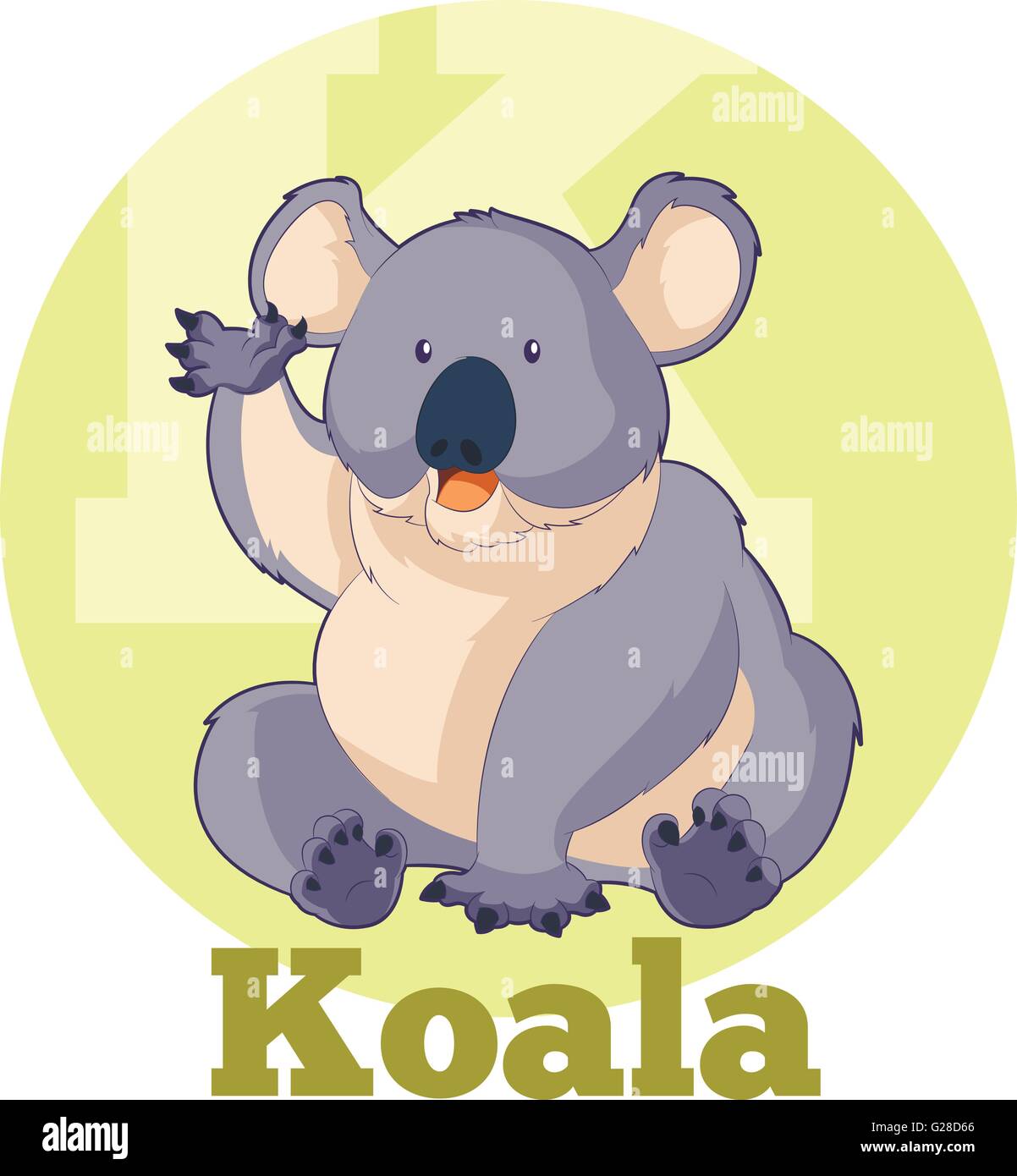 ABC Cartoon Koala Stock Vector Image & Art - Alamy