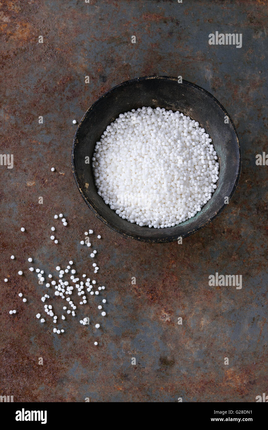 Uncooked tapioca pearls Stock Photo - Alamy