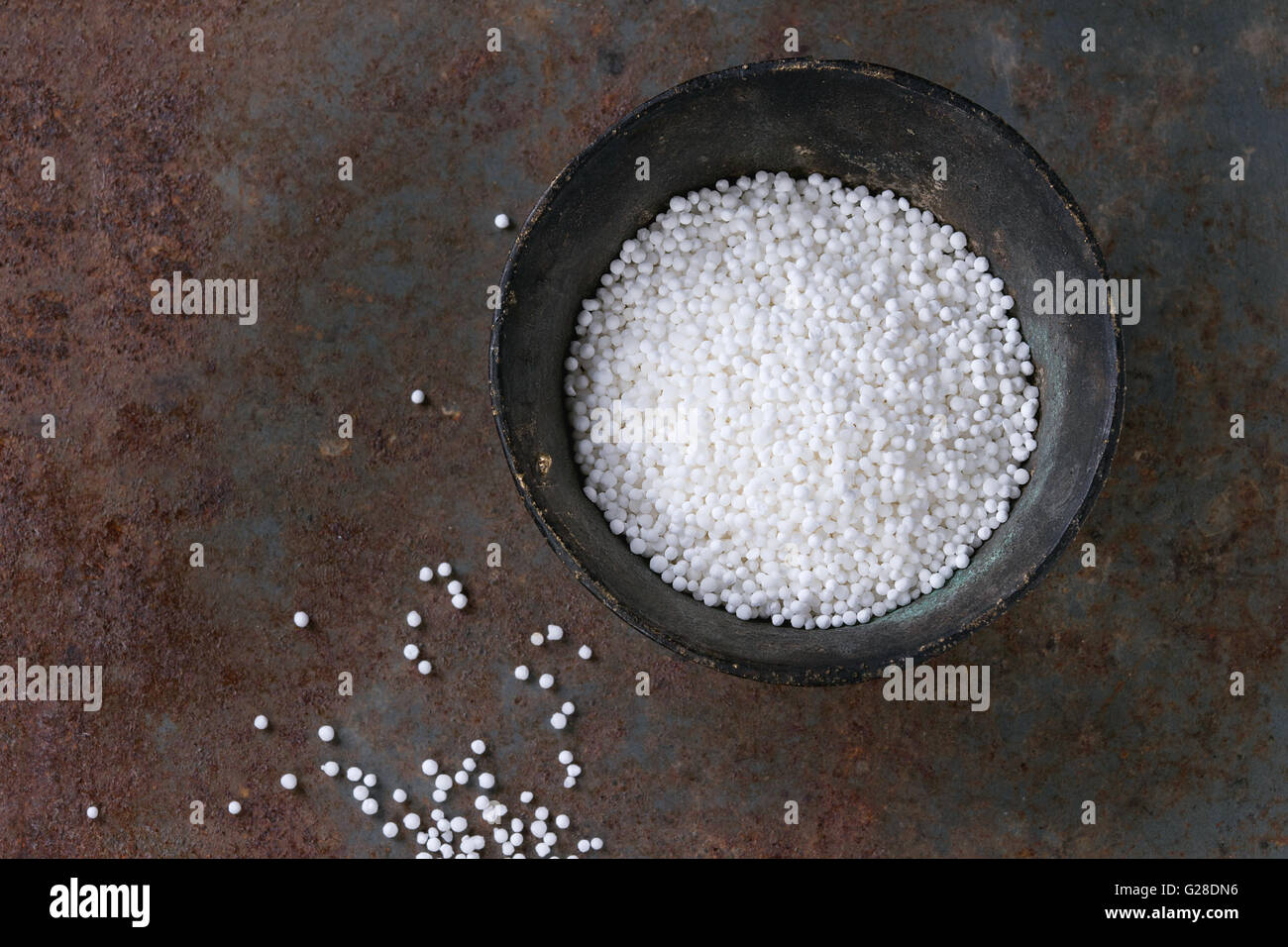 Uncooked tapioca pearls Stock Photo - Alamy