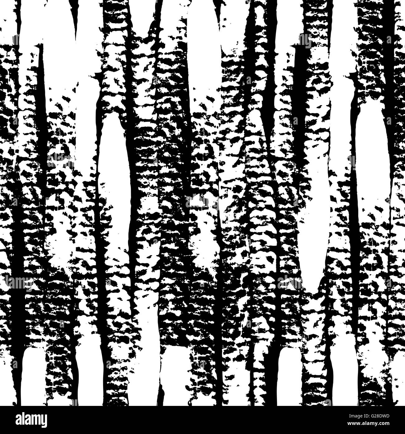 Hand painted vertical brush strokes decorative texture in black and ...