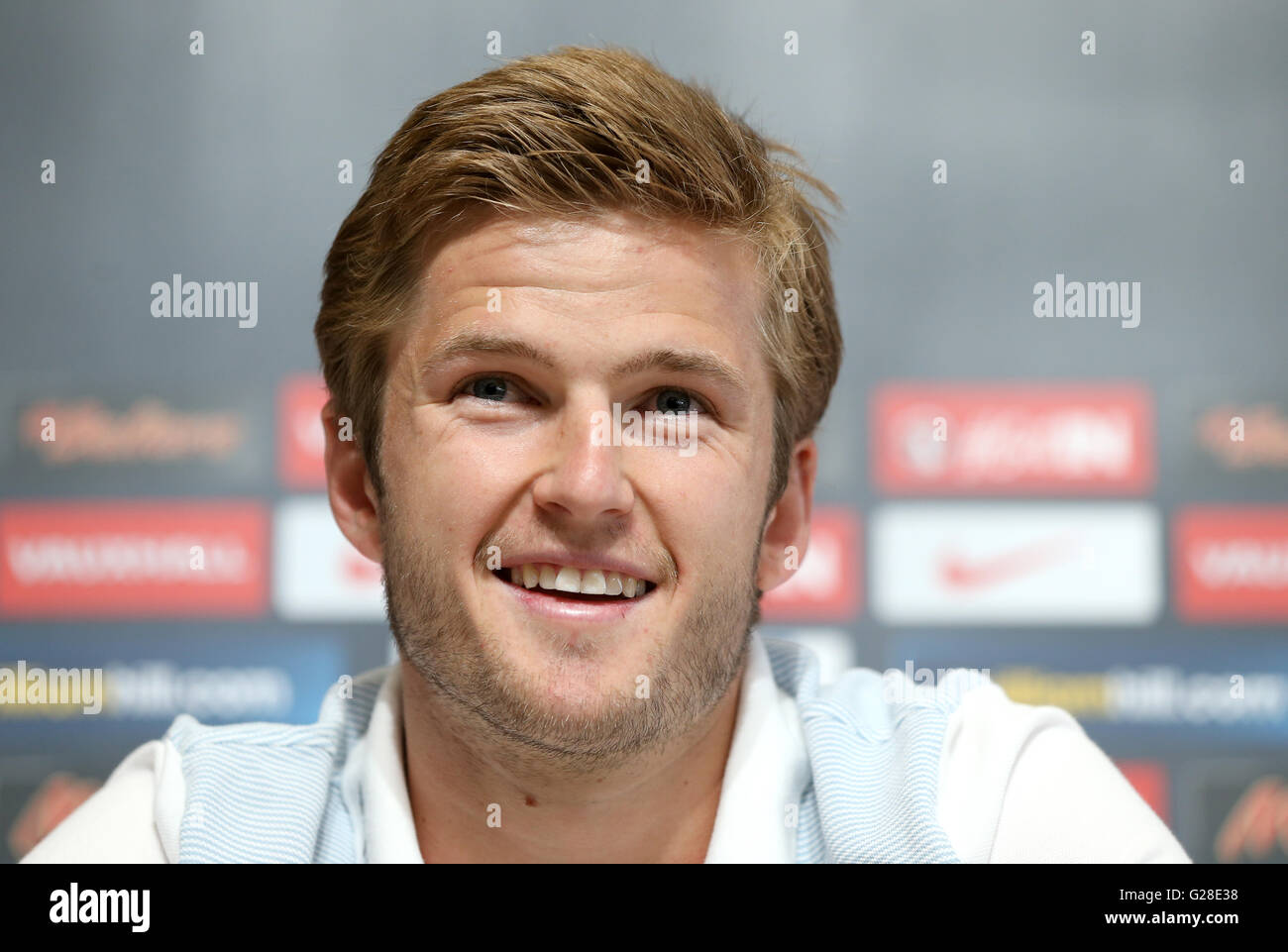 England's Eric Dier during the press conference at the Manchester City ...