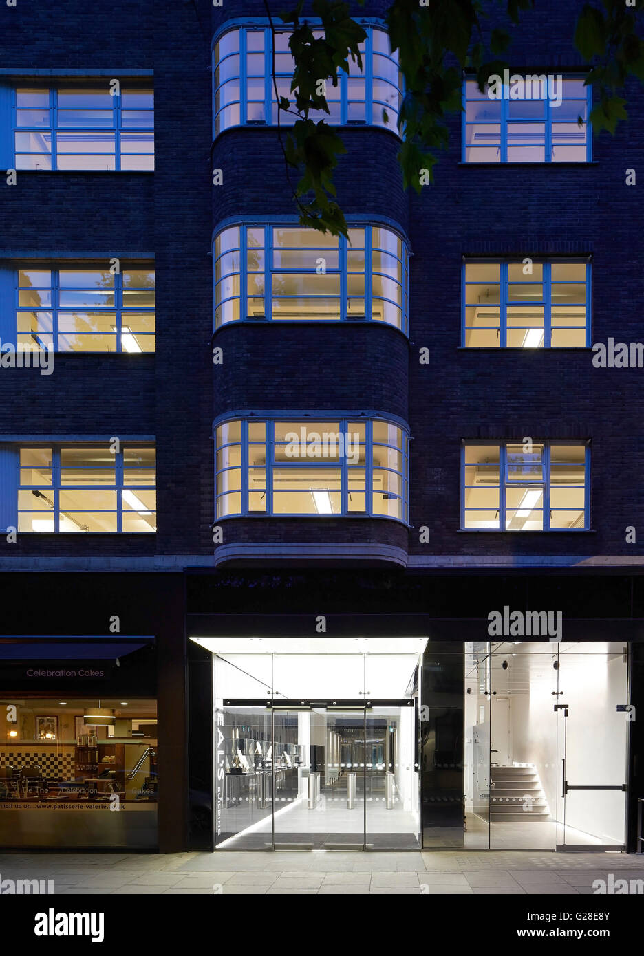 Entrance facade at Torrington Place. Heal's, Torrington Place, London ...