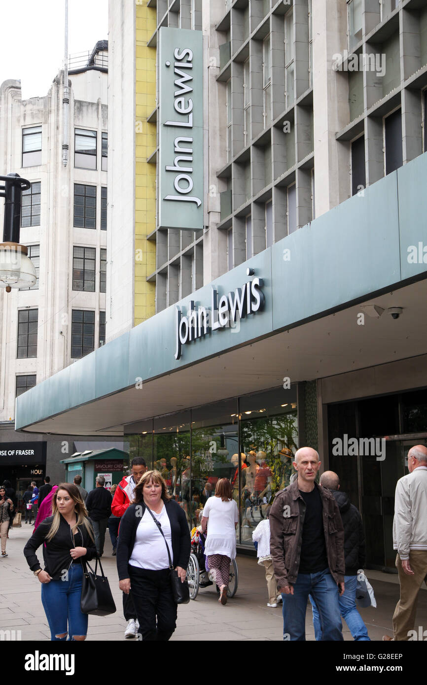 John Lewis store in Oxford Street Stock Photo - Alamy