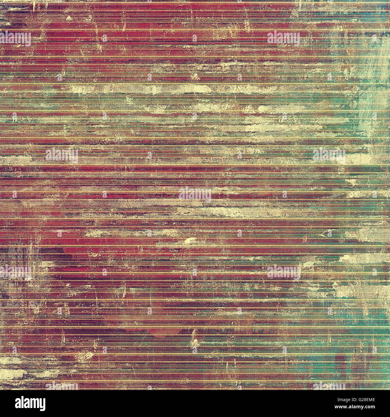 Aged vintage background with weathered texture, grunge design elements ...