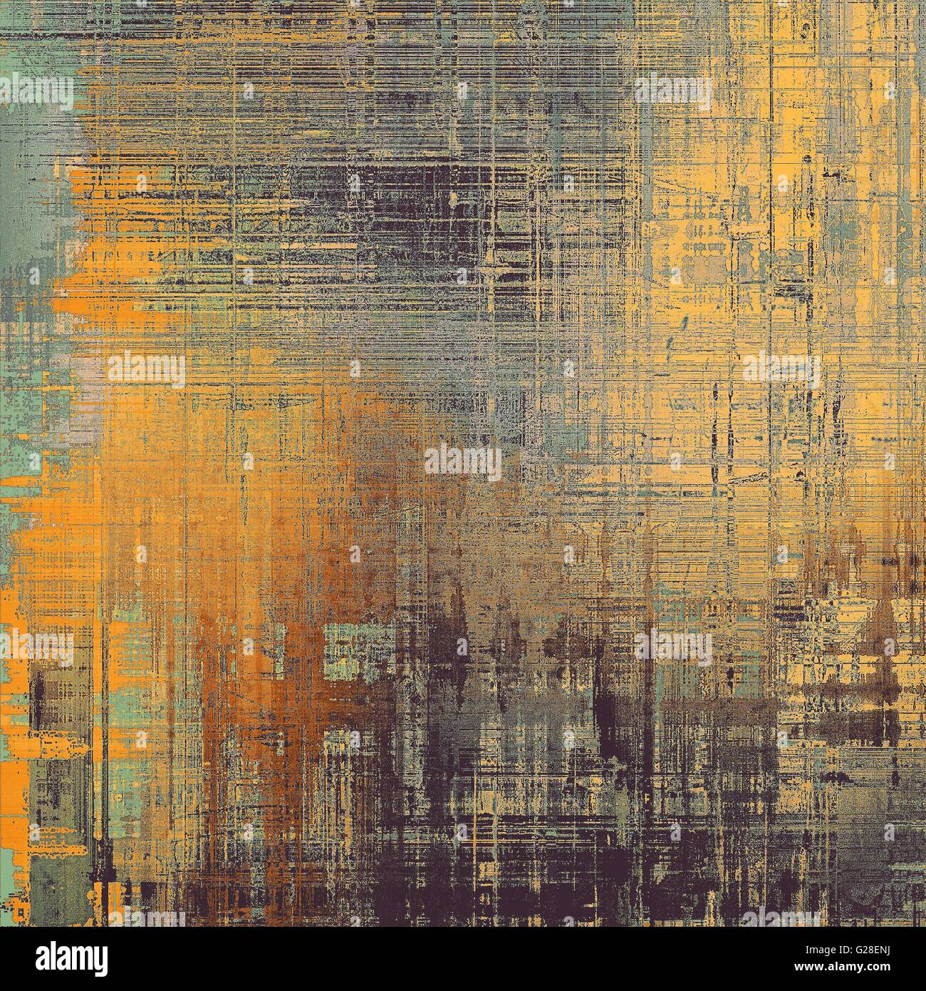 Vintage ancient background or texture with grunge decor elements and ...