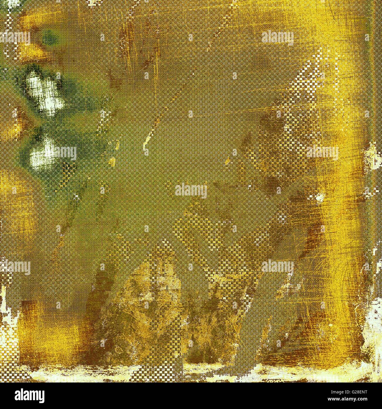 Grunge background or vintage texture in traditional retro style. With ...