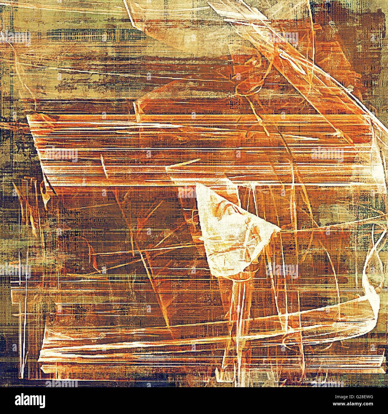 Old style decorative composition or designed vintage template with ...