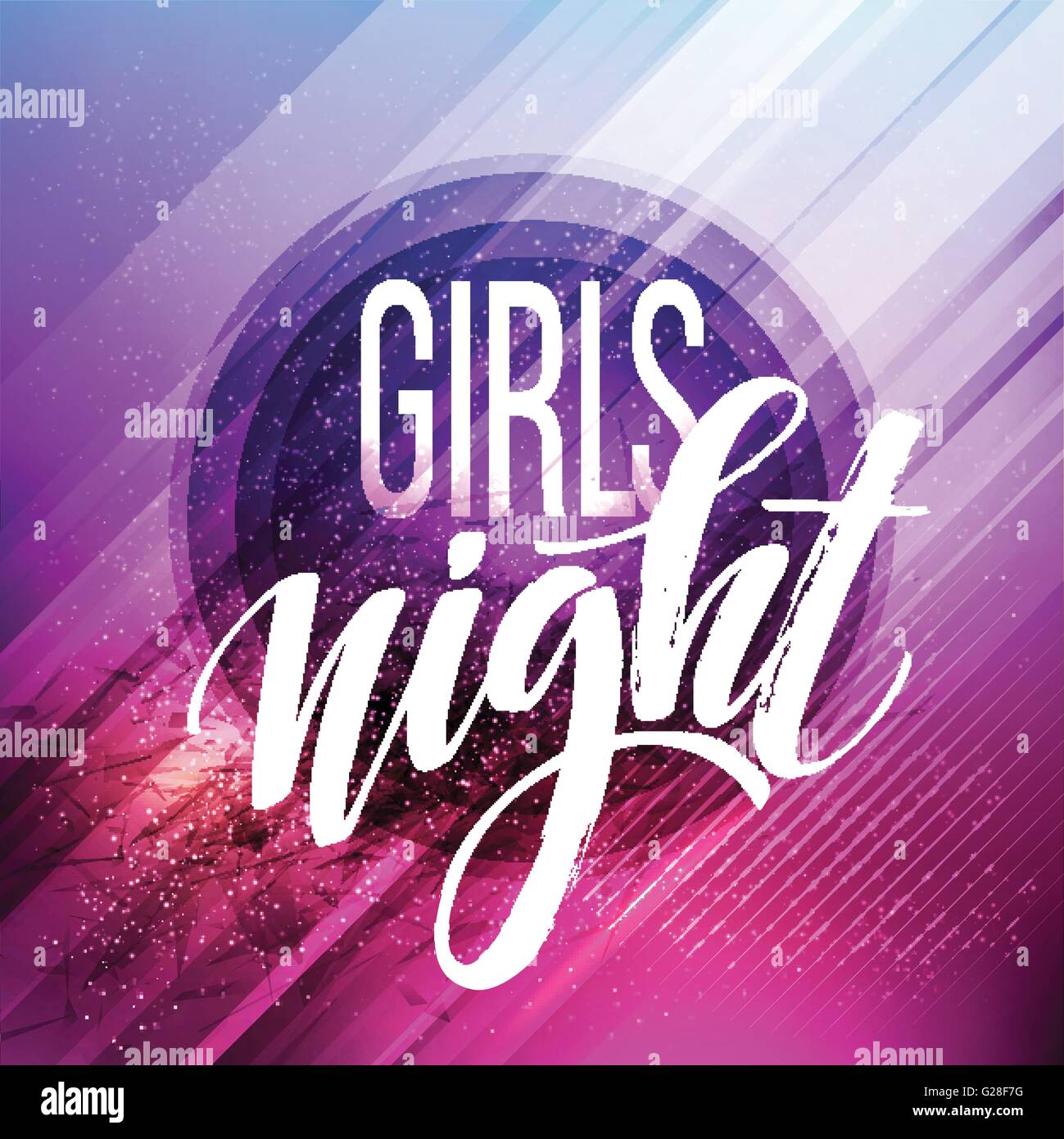 Night Party Typography design. Vector illustration Stock Vector Image ...