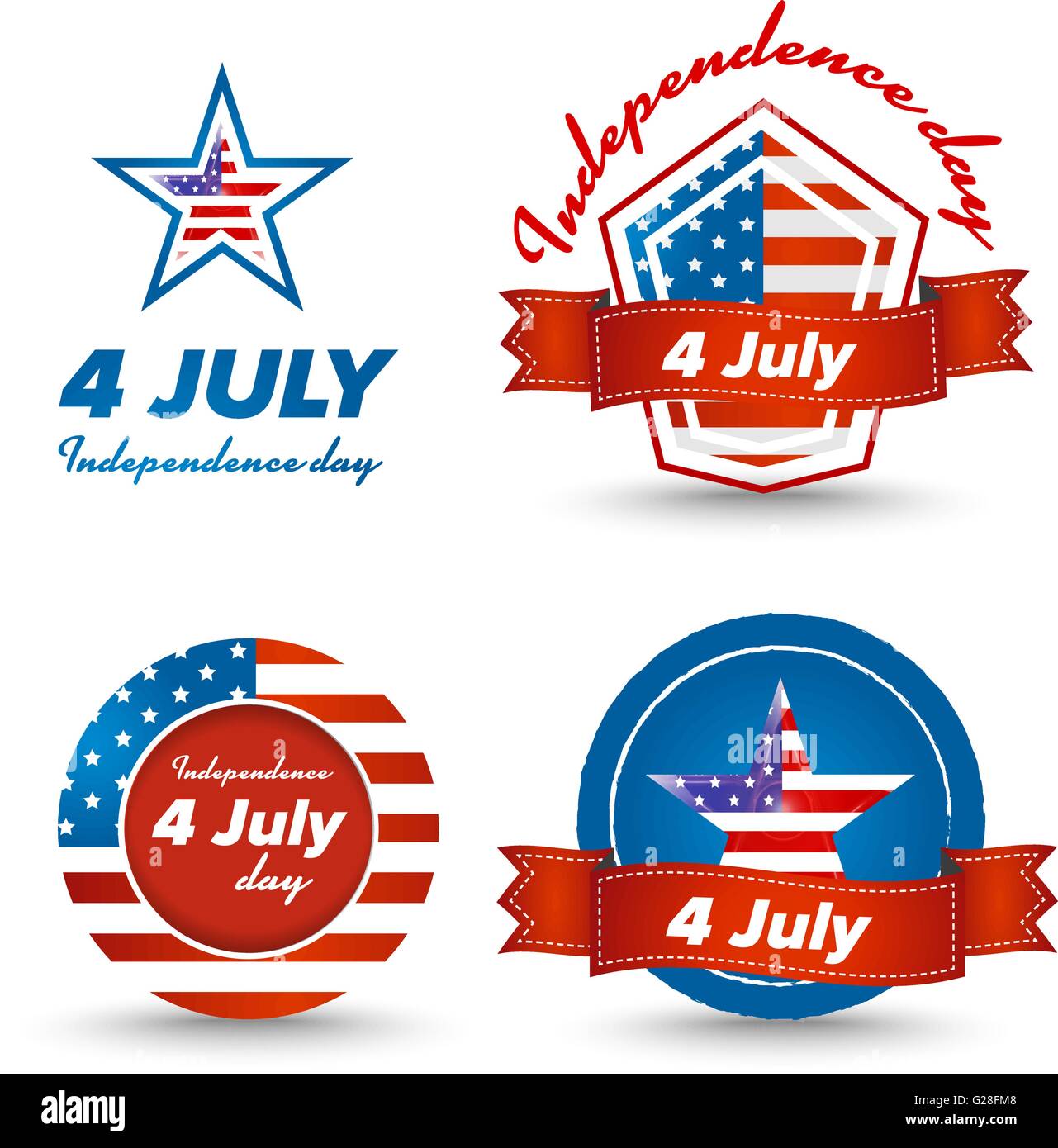 Independence day icons hi-res stock photography and images - Alamy