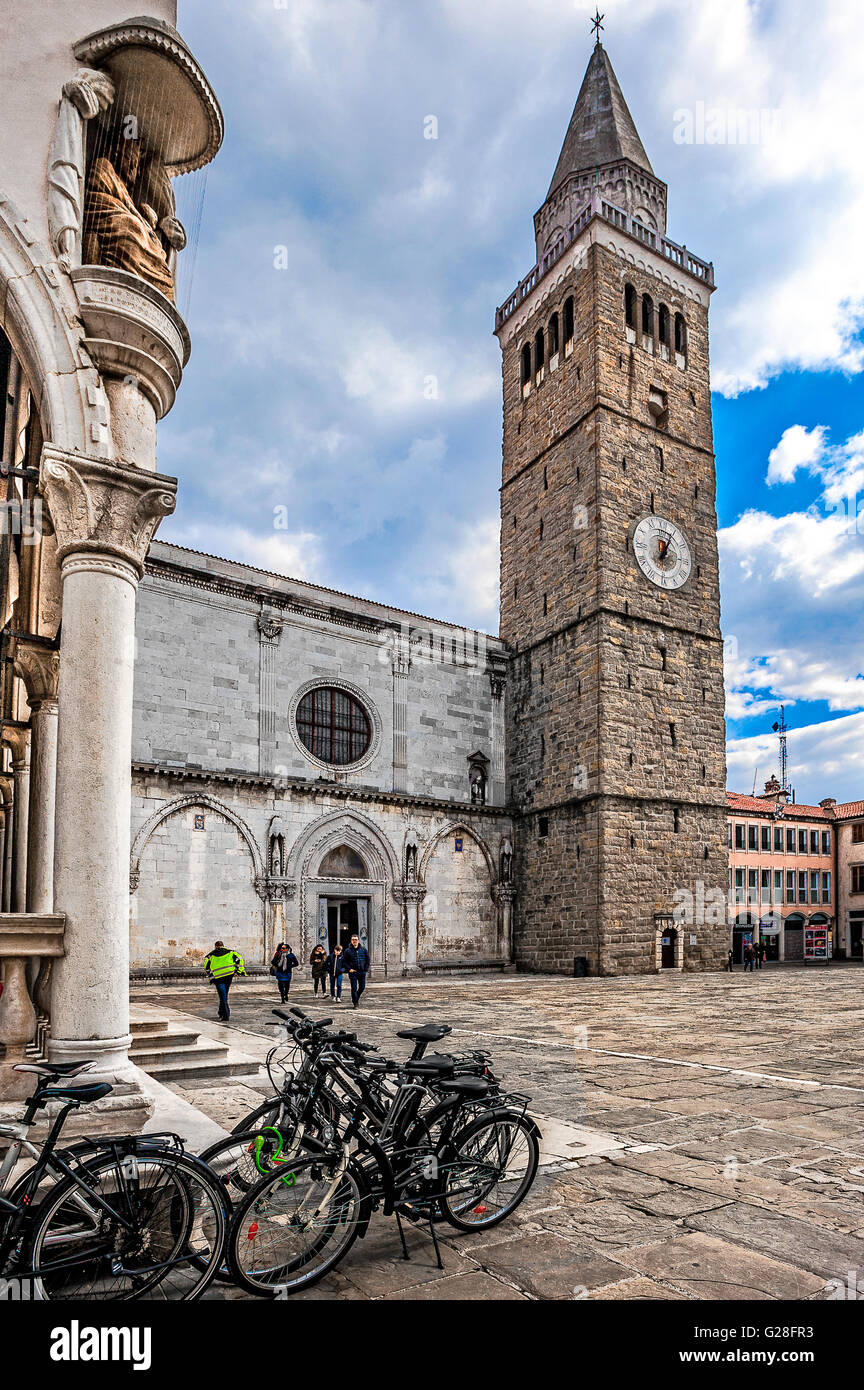 Koper cathedral and bell tower hi-res stock photography and images - Alamy