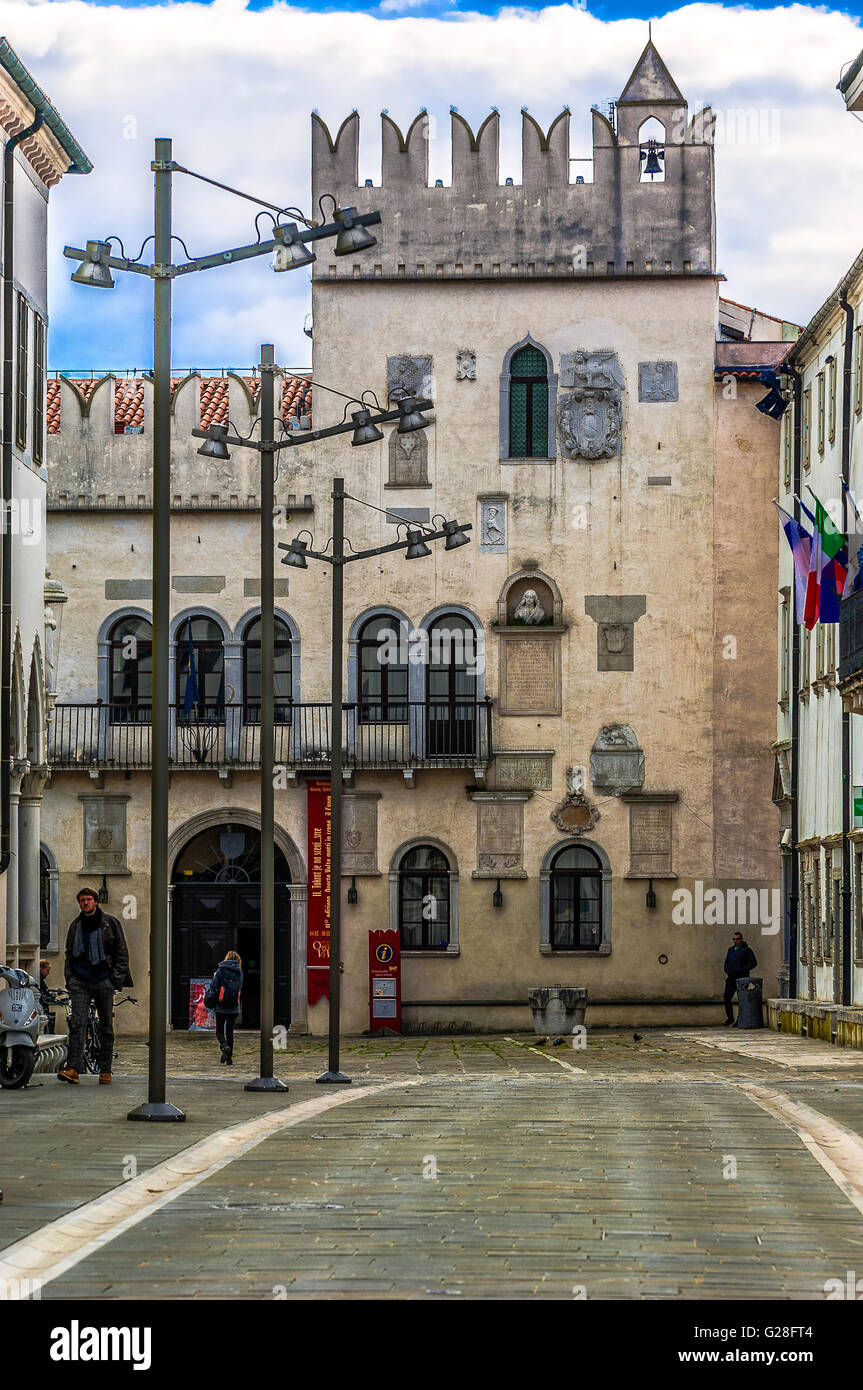 Slovenia Koper Tito Square - Praetorian palace Stock Photo - Alamy