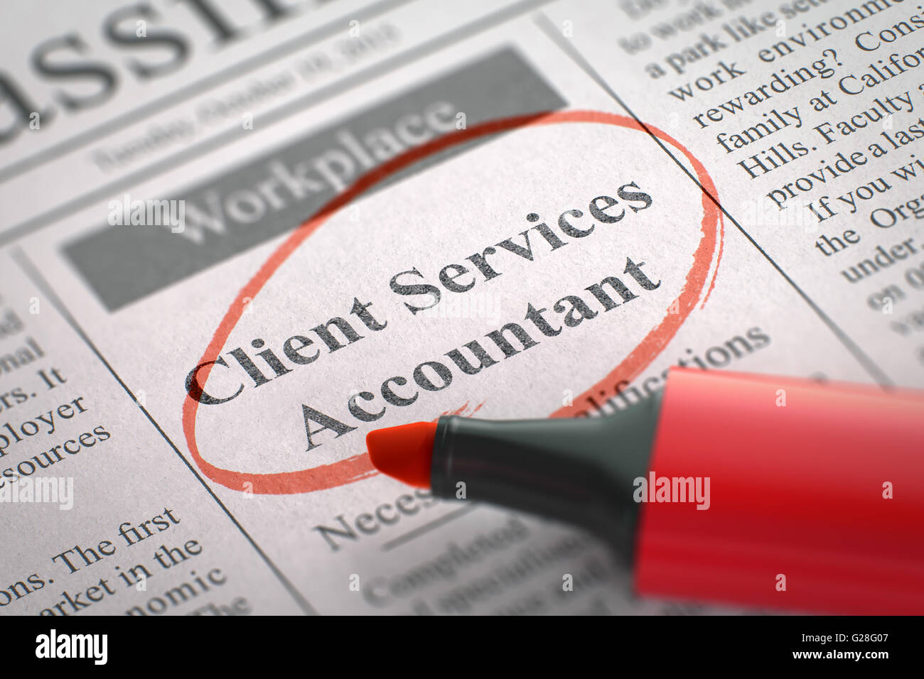 Client services accountant hi-res stock photography and images - Alamy