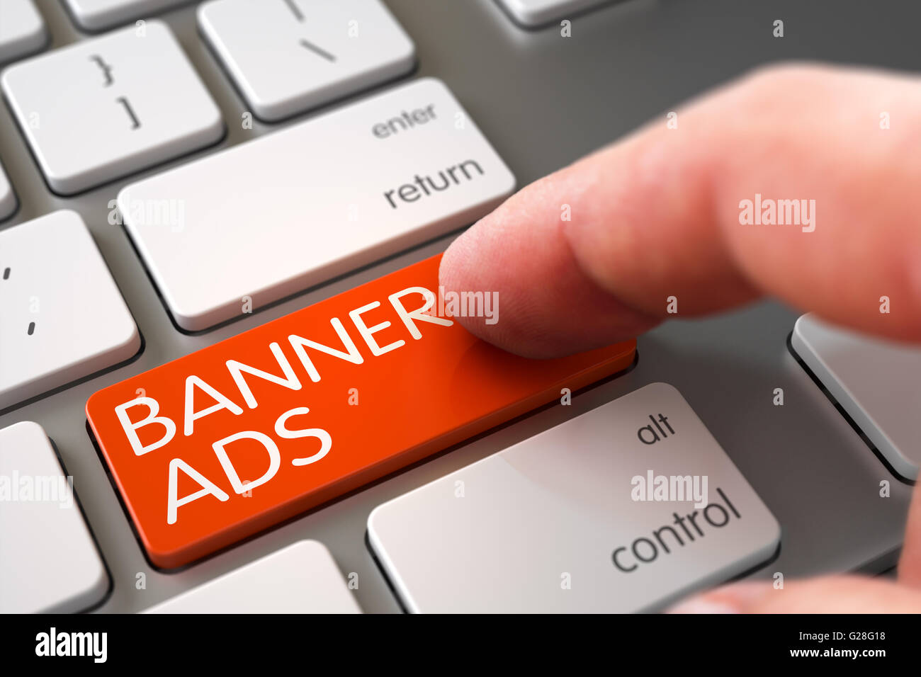 Banner ad hi-res stock photography and images - Alamy