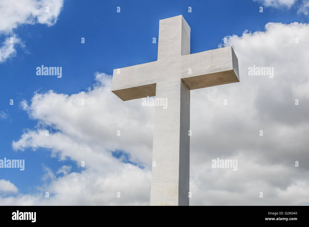Clouds surrounding the historic Mt. Helix cross in La Mesa, a city in ...