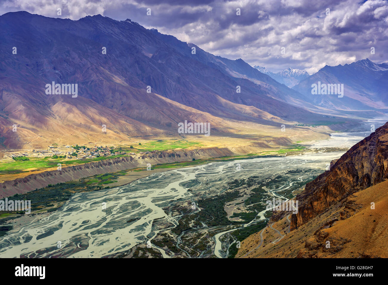 himalayas valley in summer time Stock Photo - Alamy
