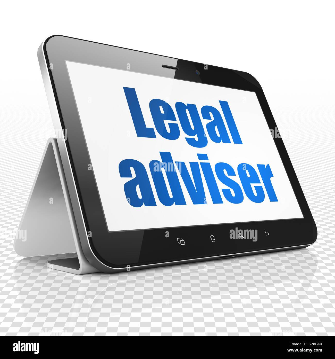 Law concept: Tablet Computer with Legal Adviser on display Stock Photo ...