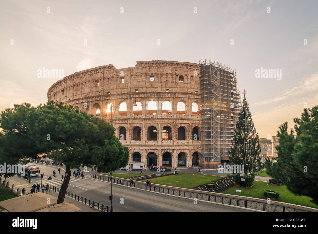 Rome, Italy: Colosseum, Flavian Amphitheatre Stock Photo - Alamy
