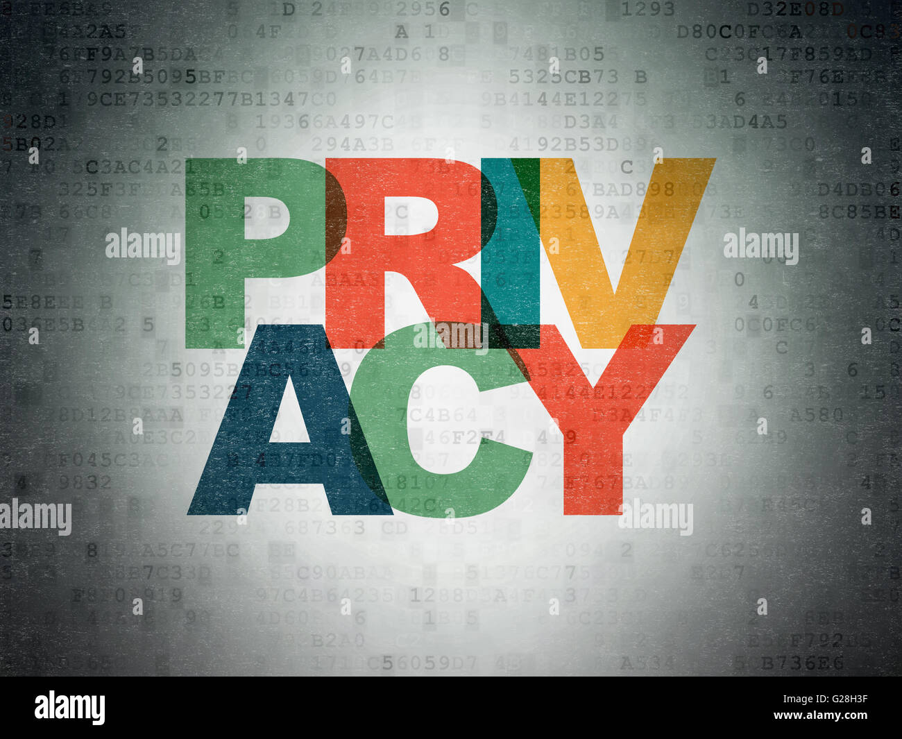 Privacy concept: Privacy on Digital Data Paper background Stock Photo ...