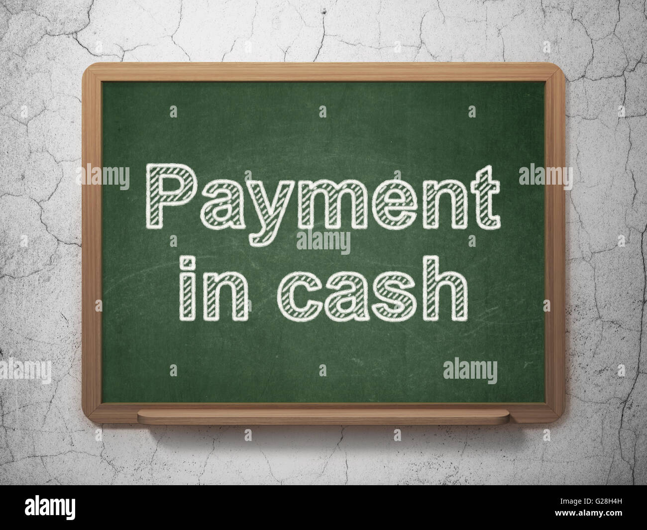 Banking concept: Payment In Cash on chalkboard background Stock Photo ...