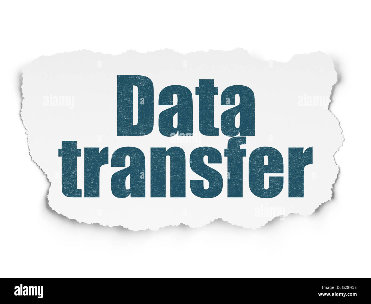 Data concept: Data Transfer on Torn Paper background Stock Photo - Alamy