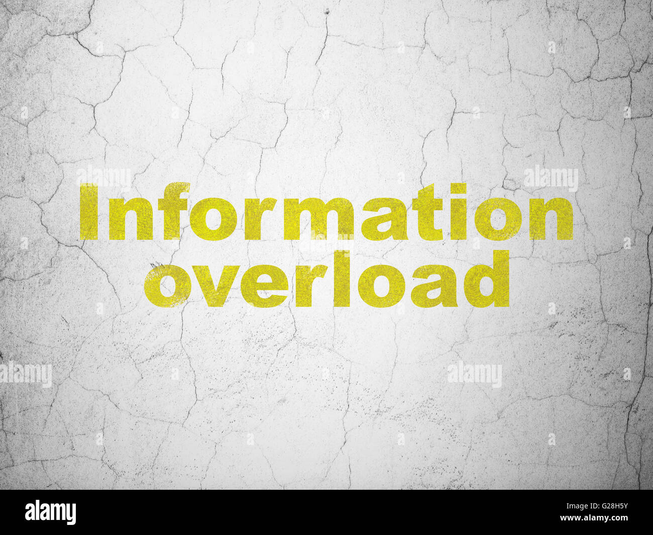 Information concept: Information Overload on wall background Stock ...