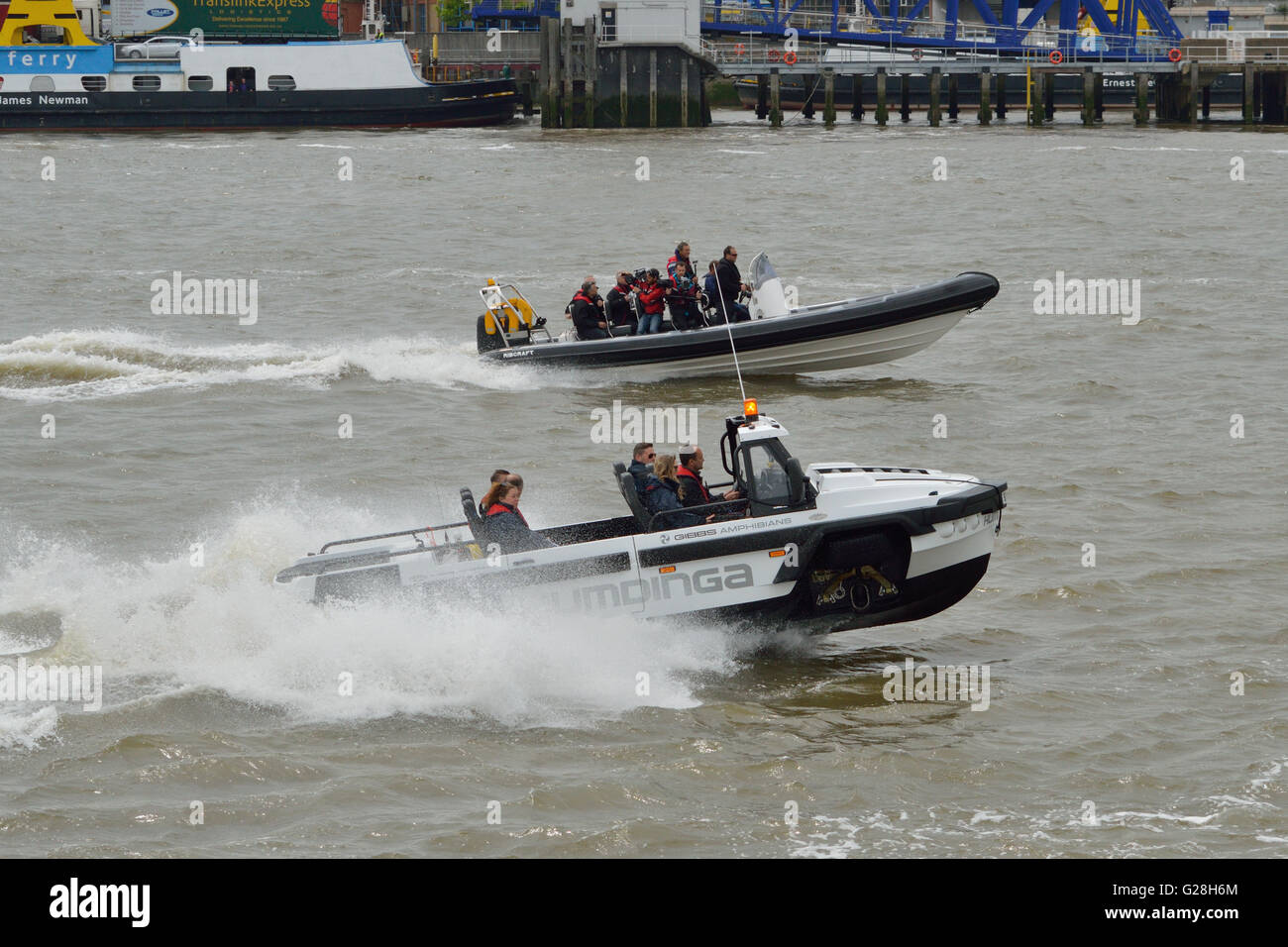 Gibbs amphibians hundinga amphibious utility hi-res stock photography ...