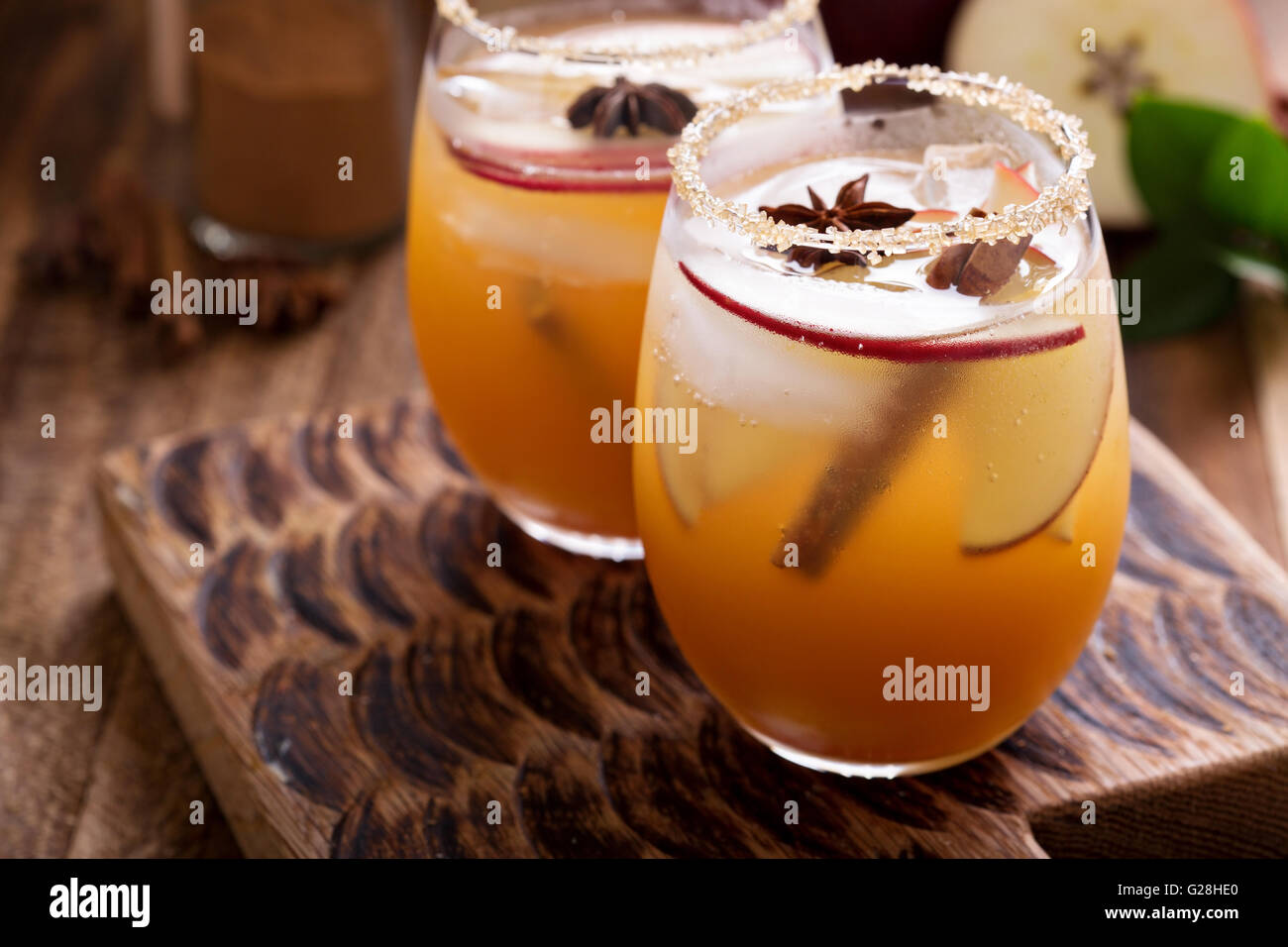 Spiced apple cider drink hi-res stock photography and images - Alamy