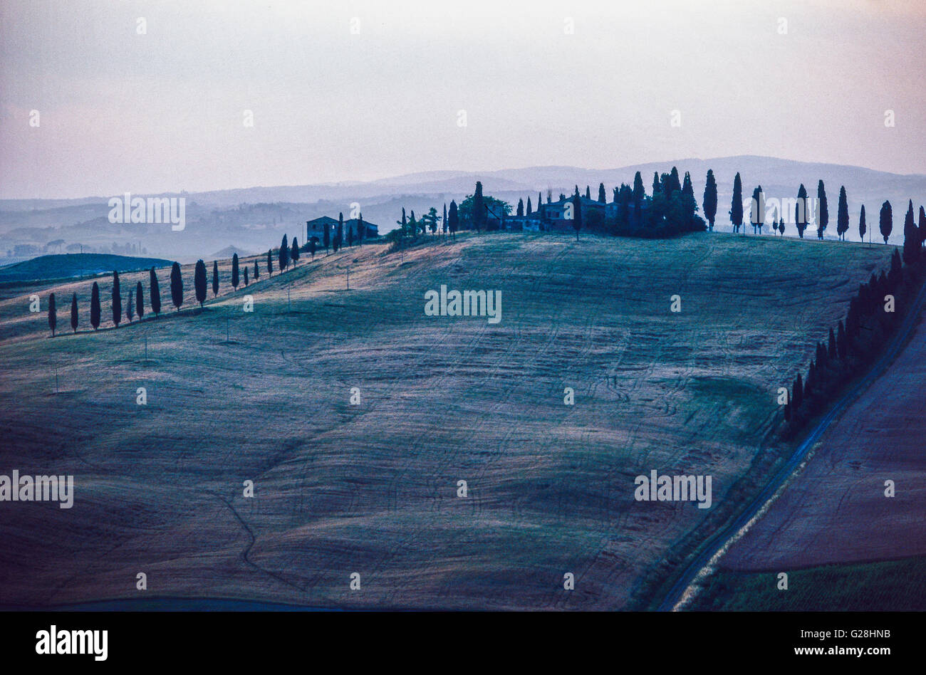 view of Crete Senesi (Tuscany Stock Photo - Alamy