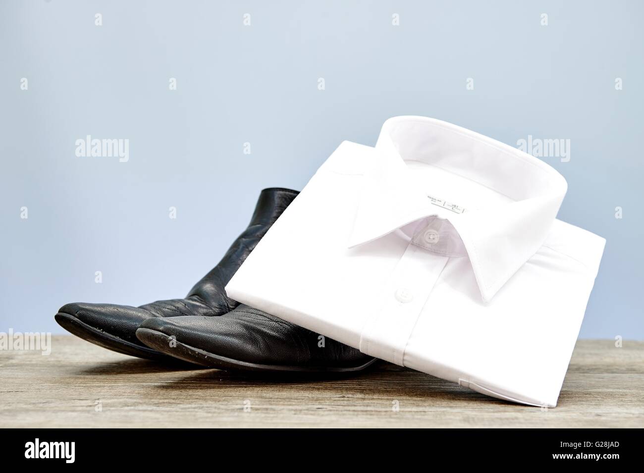 A studio photo of a business shirt Stock Photo - Alamy