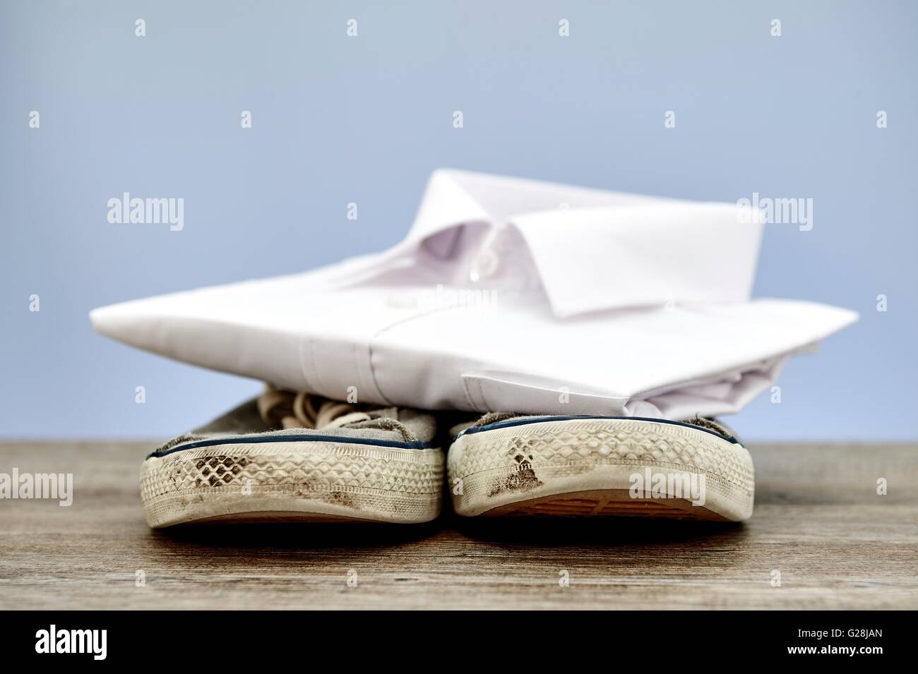 A studio photo of a business shirt Stock Photo - Alamy
