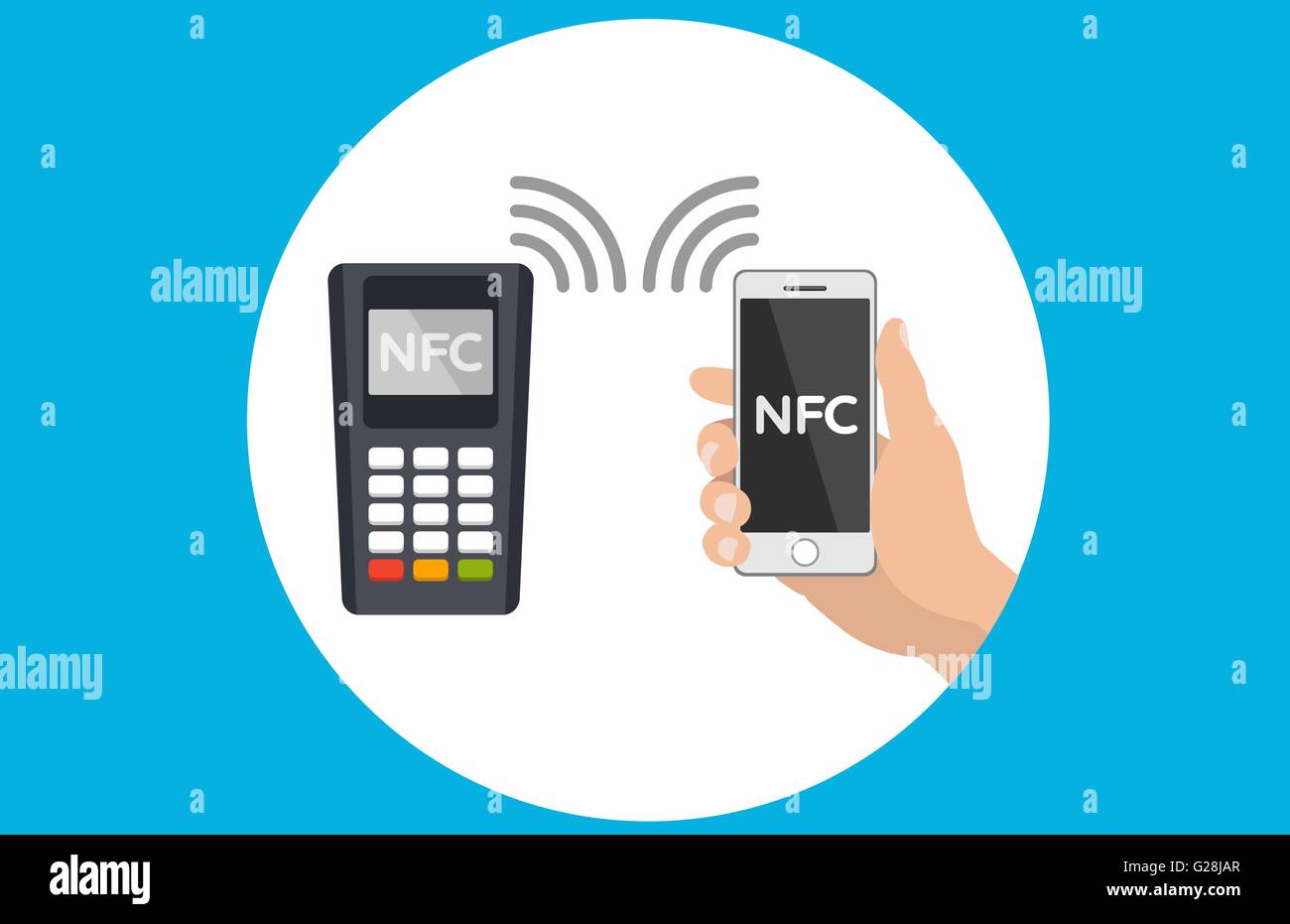 Payment pos terminal icon Stock Vector Images - Alamy