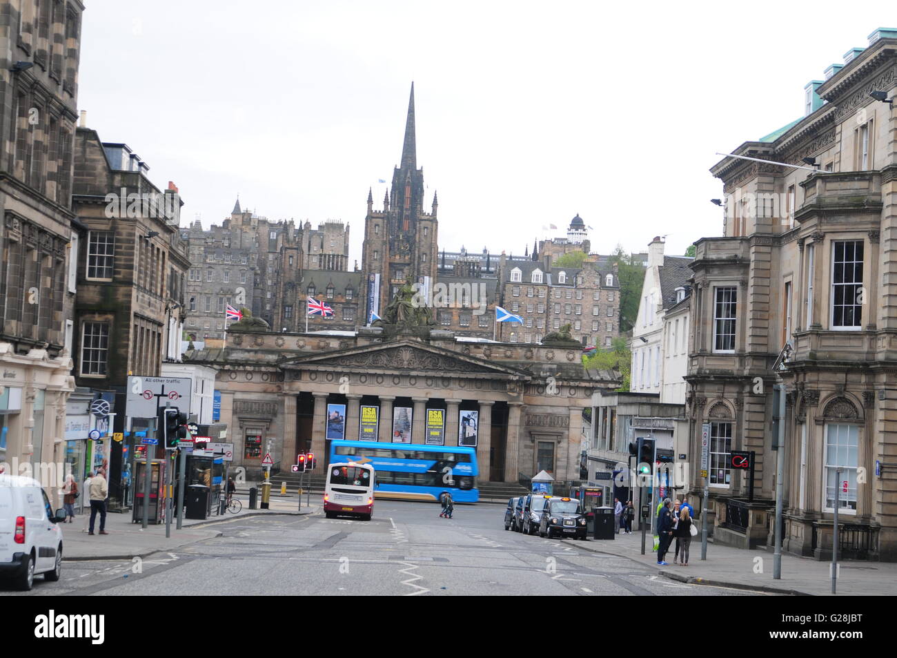 Scottish national art gallery from Frederick street George street ...