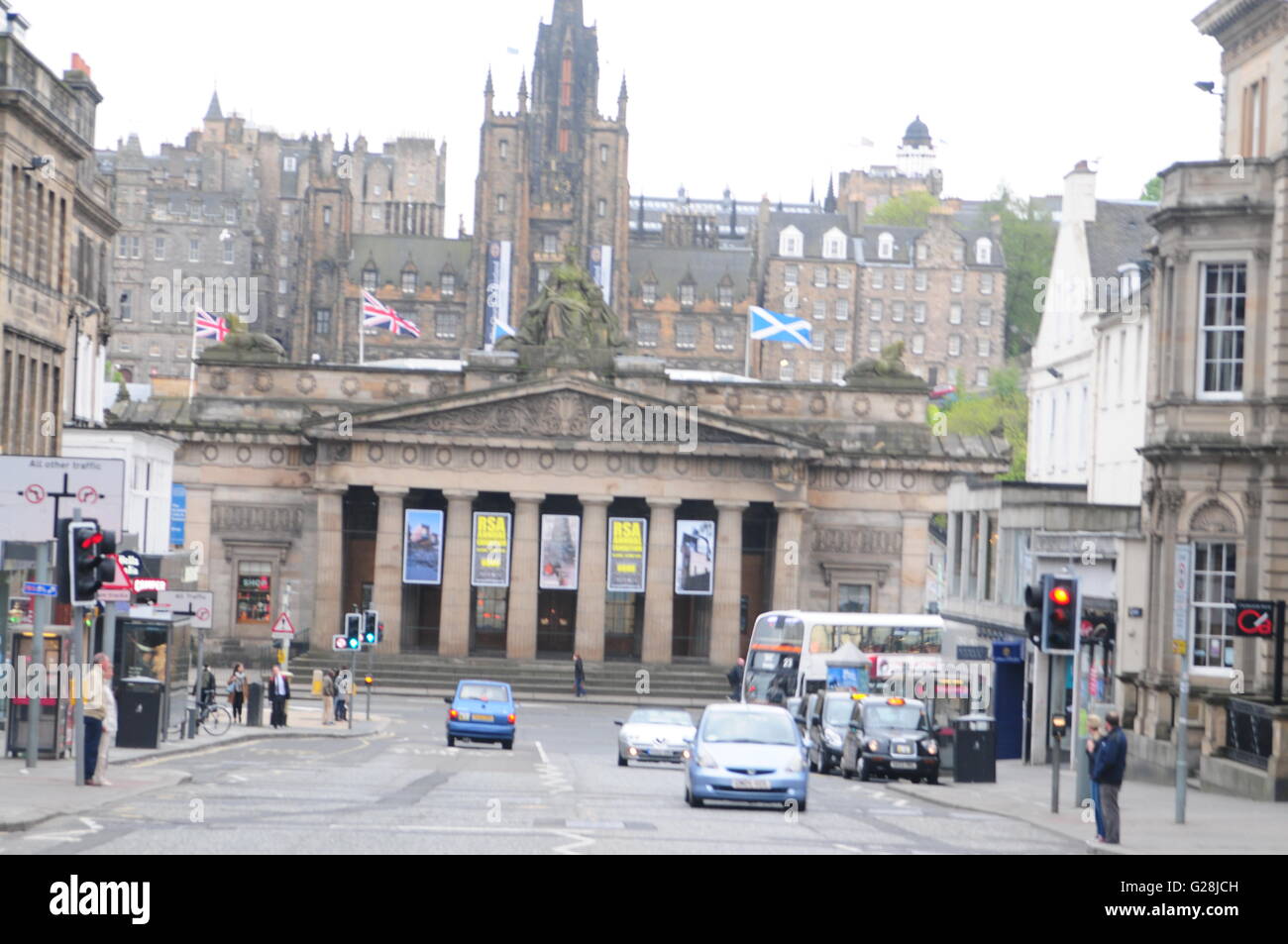 Scottish national art gallery from Frederick street George street ...