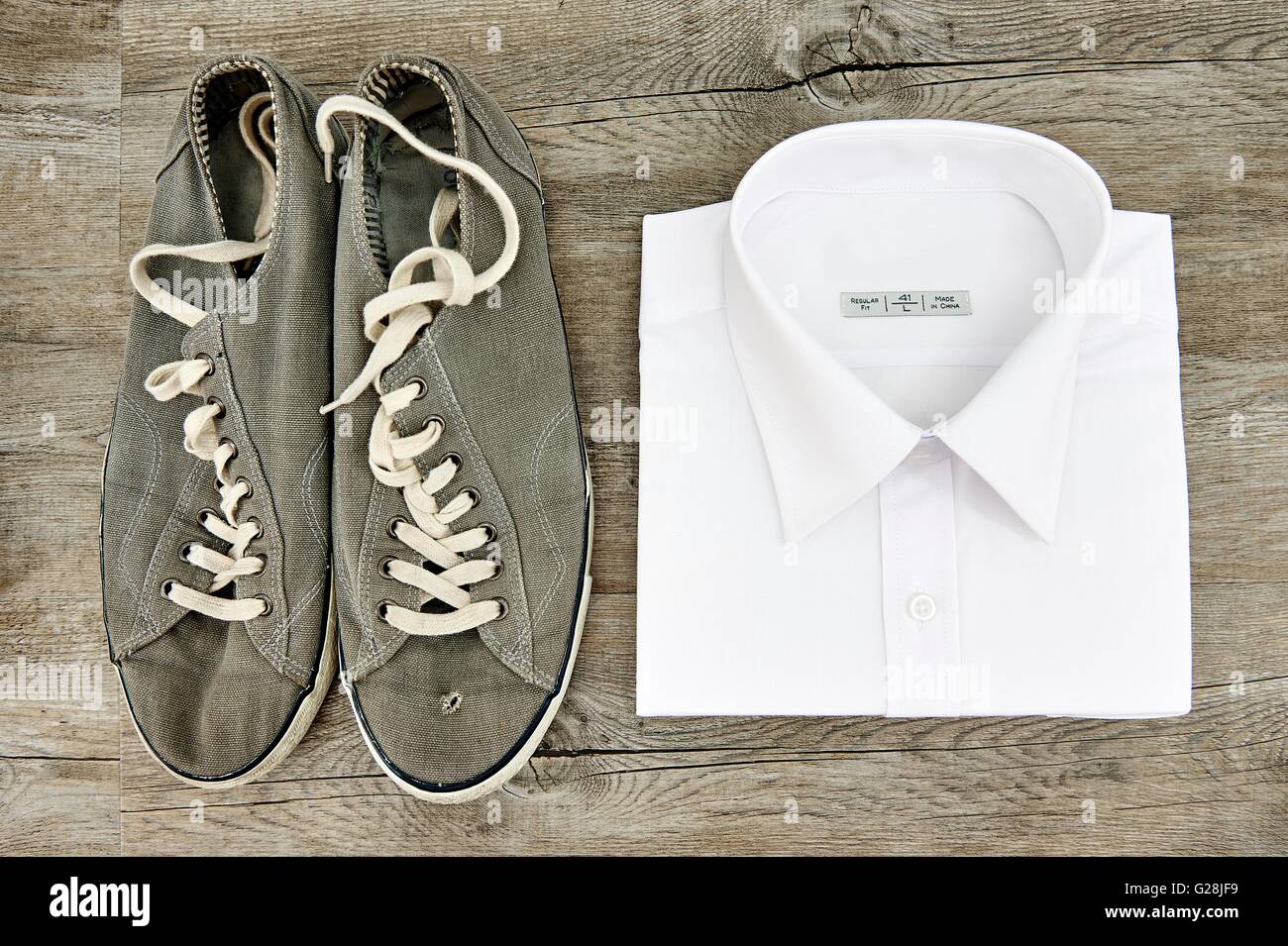 A studio photo of a business shirt Stock Photo - Alamy