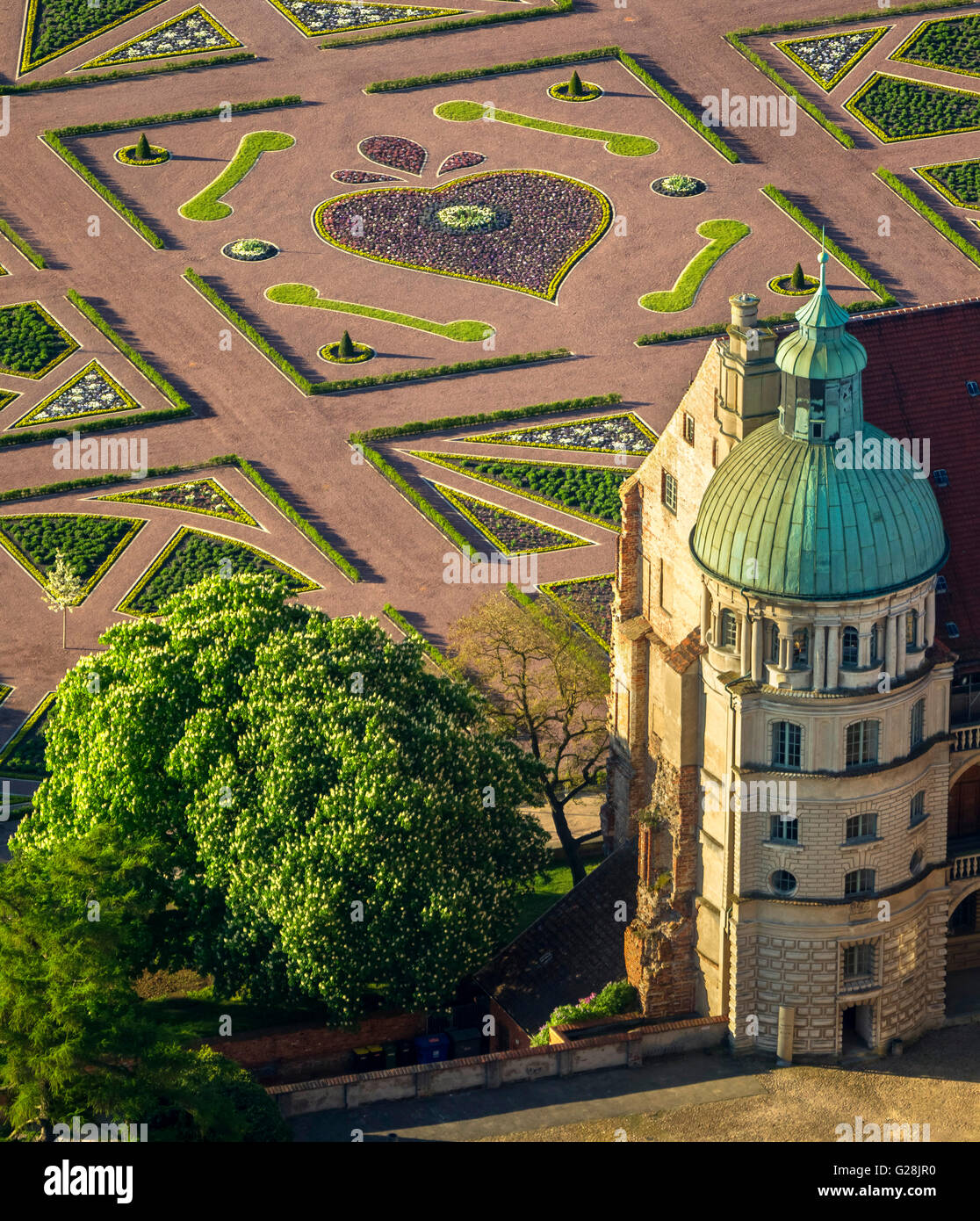 Castle gardens of schloss gustrow hi-res stock photography and images ...