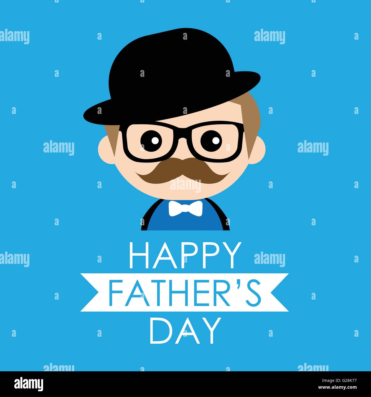 Cute illustration of father's day Stock Vector Image & Art - Alamy