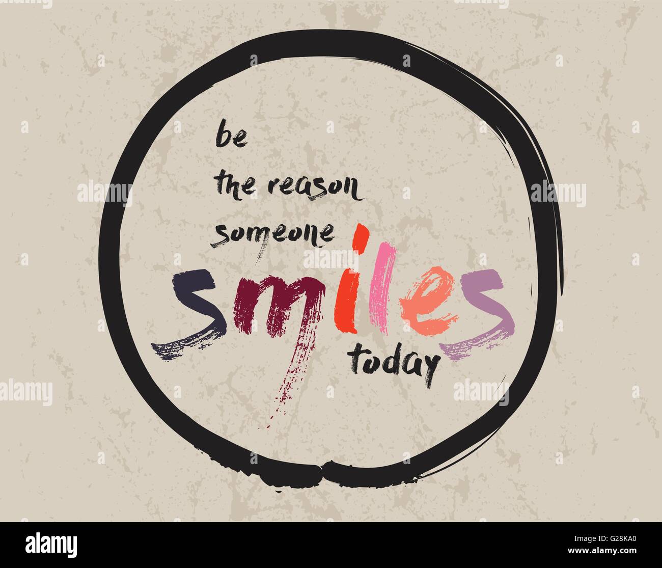Calligraphy: Be the reason someone smiles today. Inspirational ...