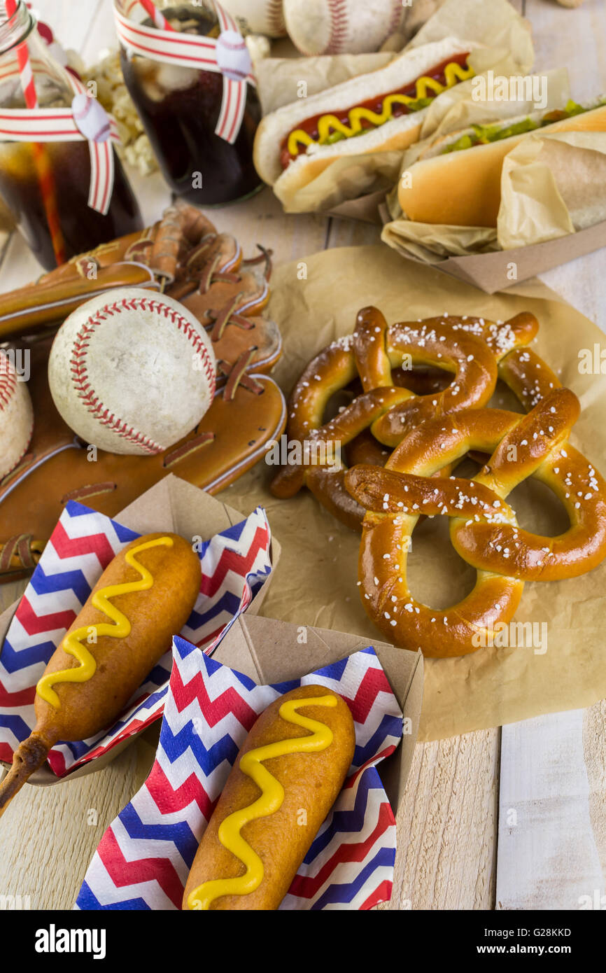 Baseball party food balls hi-res stock photography and images - Alamy