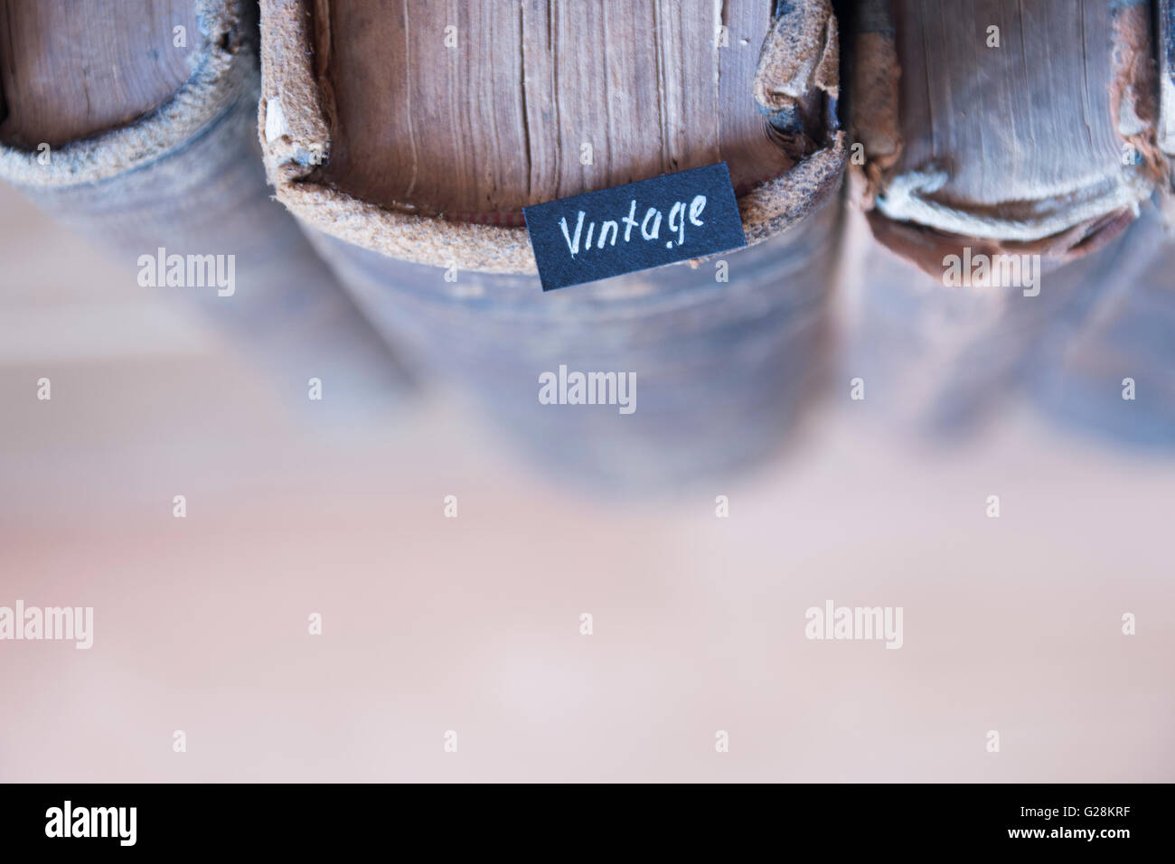 vintage lettering and books Stock Photo - Alamy