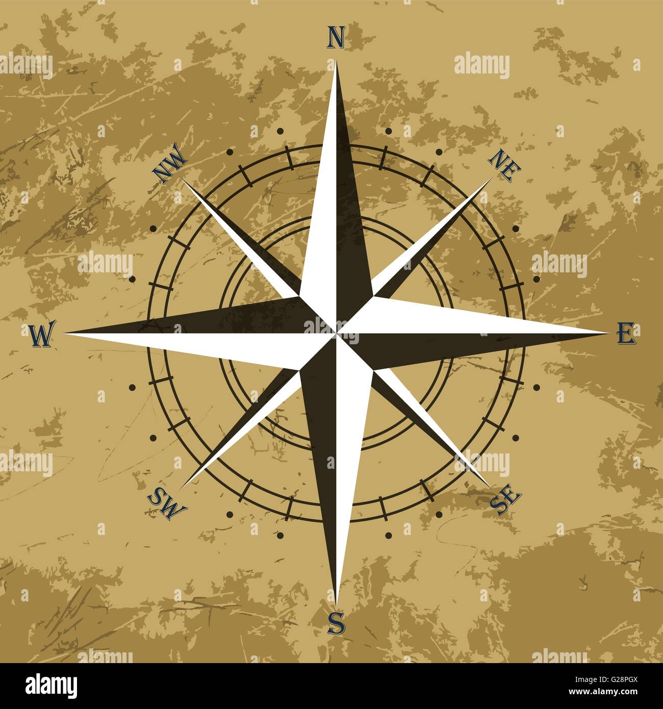 wind rose compass Stock Vector Image & Art - Alamy