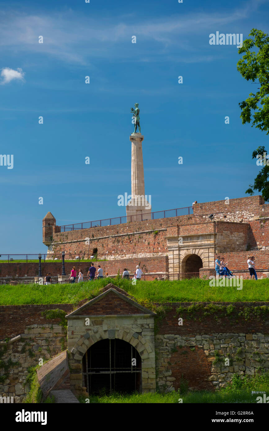 Victor Monument in Belgrade, Serbia Stock Photo - Alamy