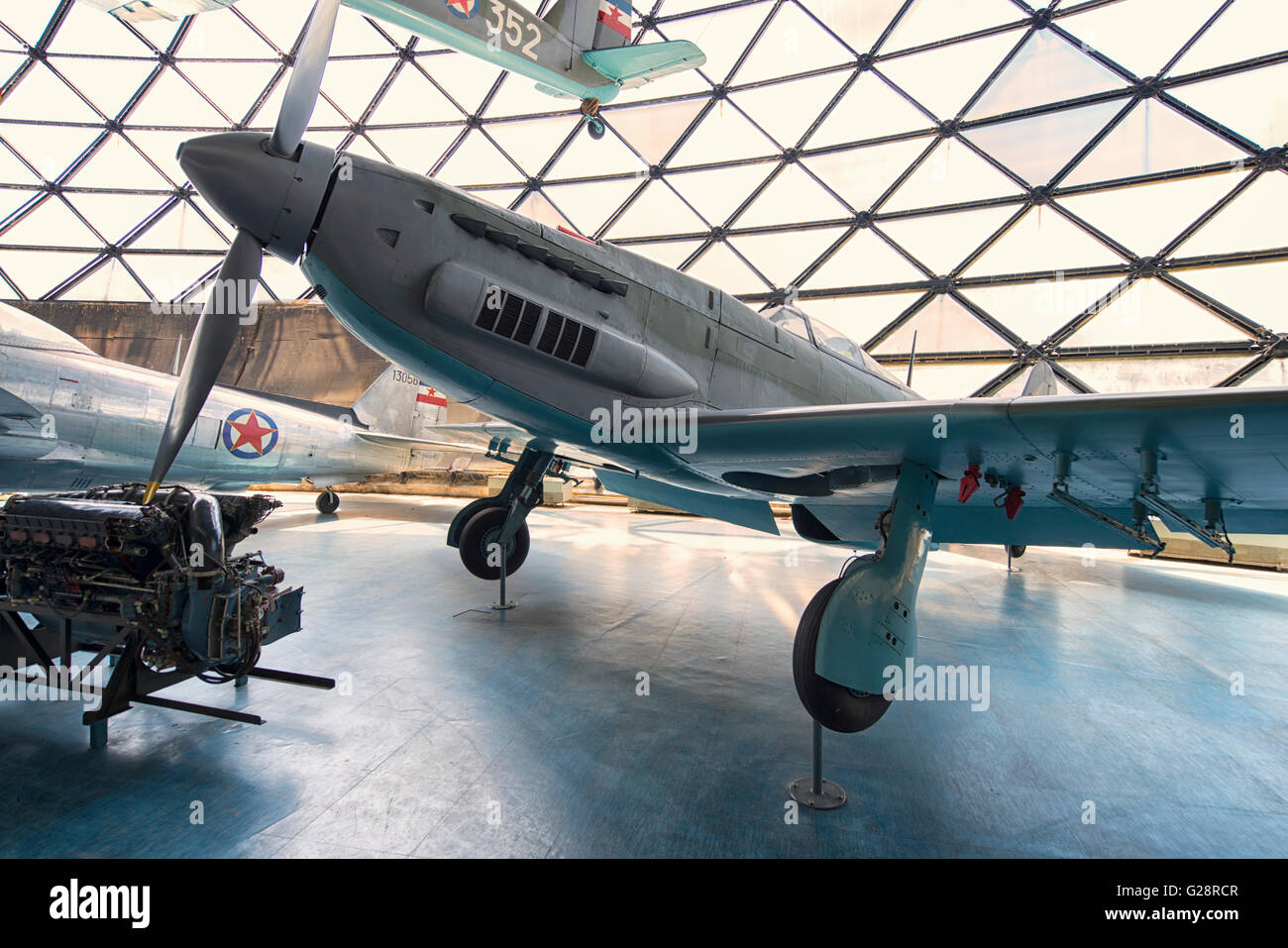 Ikarus S-49C at Museum of Aviation in Belgrade, Serbia Stock Photo - Alamy