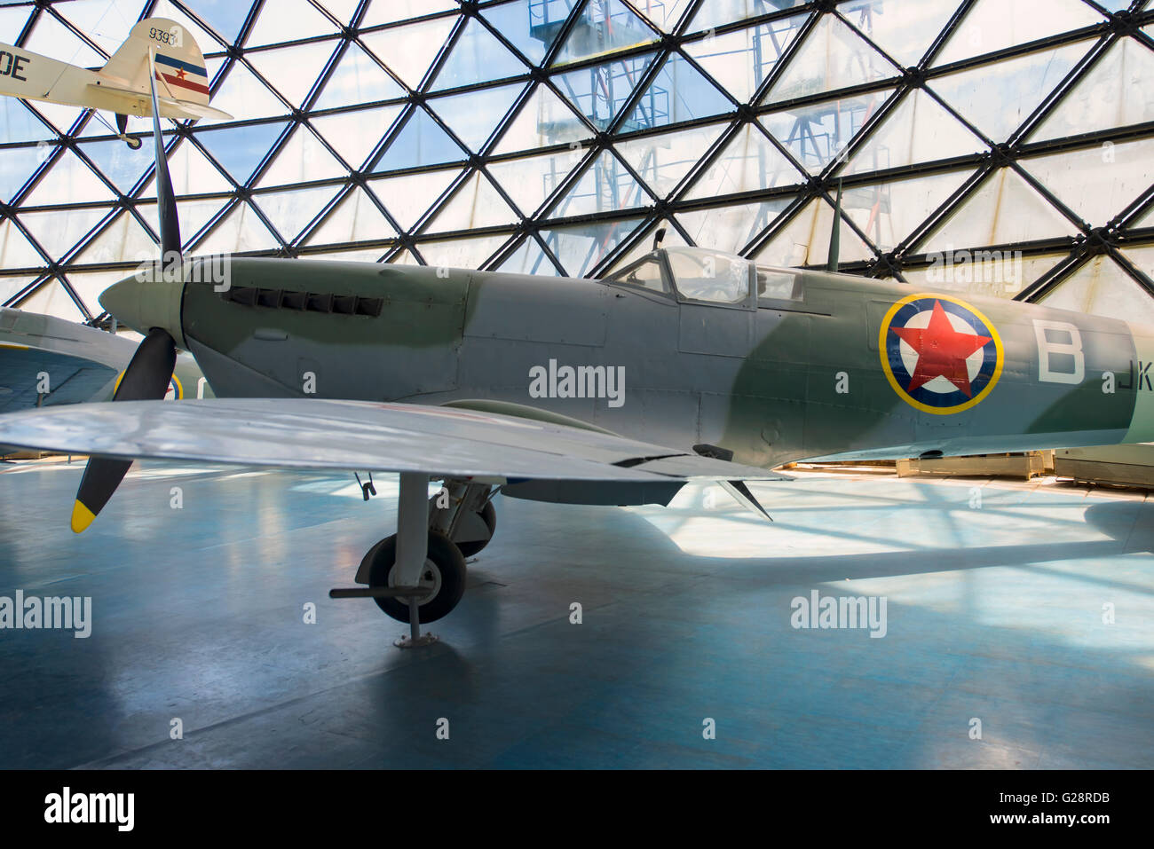 Supermarine Spitfire Mk Vc/Trop at Museum of Aviation in Belgrade ...