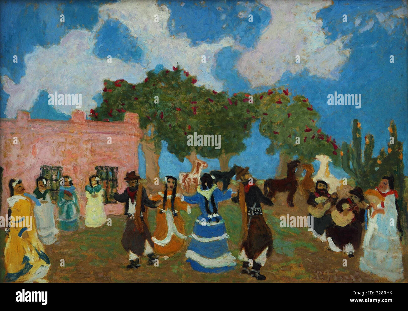 Pedro Figari - Pericón - Museo Nacional de Bellas Artes de Buenos Aires ...