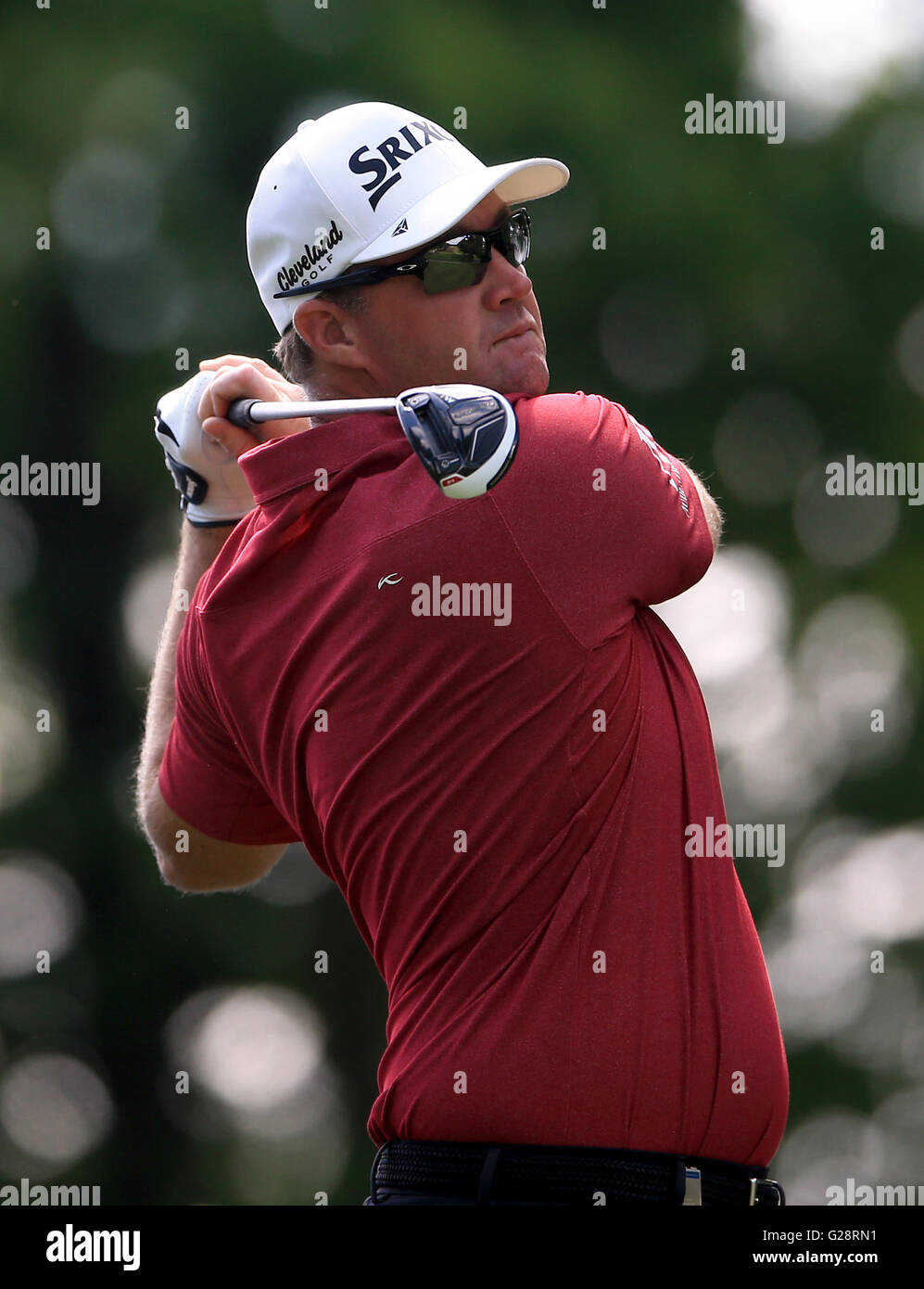 Peter Hanson during the first round of the BMW PGA Championship at ...
